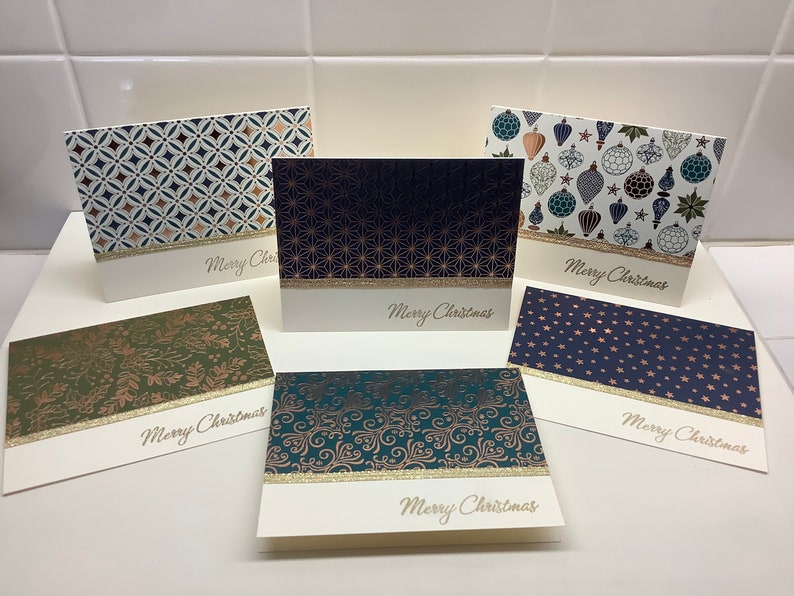 Handmade Christmas Cards - Set of 6 - Merry Christmas - Etsy