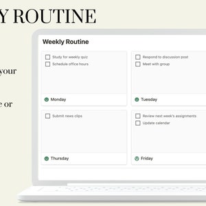 Notion Template Student Planner | Academic Planner for Notion, School ...