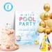 Winter Pool Party Birthday Invitation, Swimming Birthday Party, Girl's ...