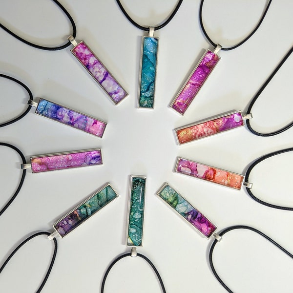 Alcohol Ink Jewelry - Etsy