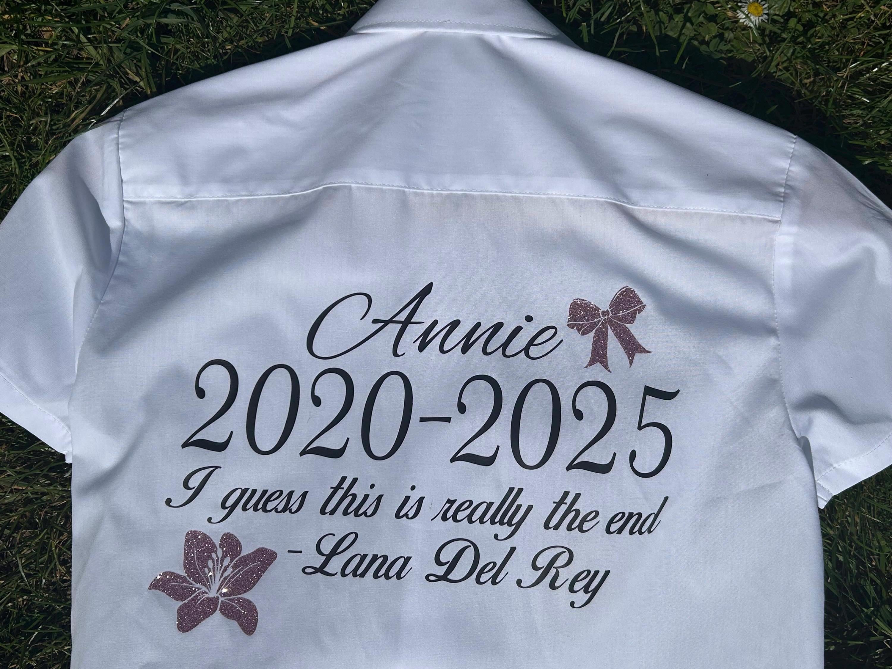 School Leavers Do It Yourself Iron on Print for Shirt | Lana Del Rey ...