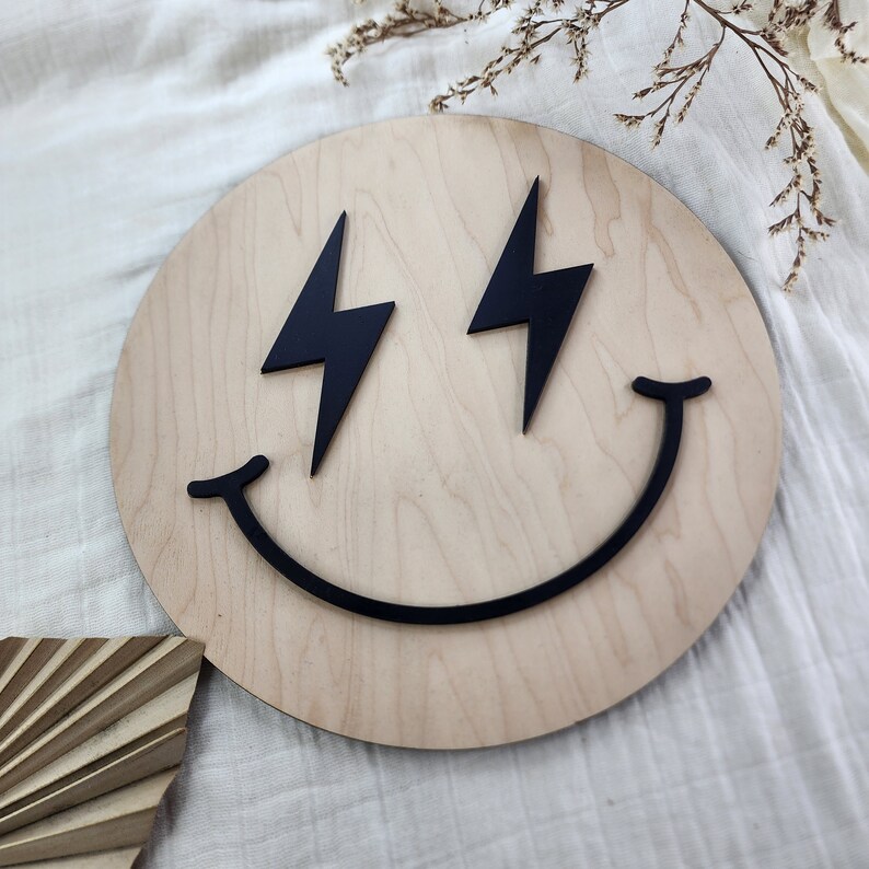 Smiley Face Sign, Happy Face Sign, Smiley Face, Retro Sign - Etsy