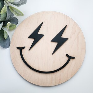 Smiley Face Sign, Happy Face Sign, Smiley Face, Retro Sign - Etsy