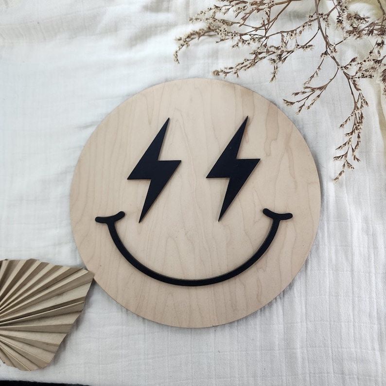 Smiley Face Sign, Happy Face Sign, Smiley Face, Retro Sign - Etsy