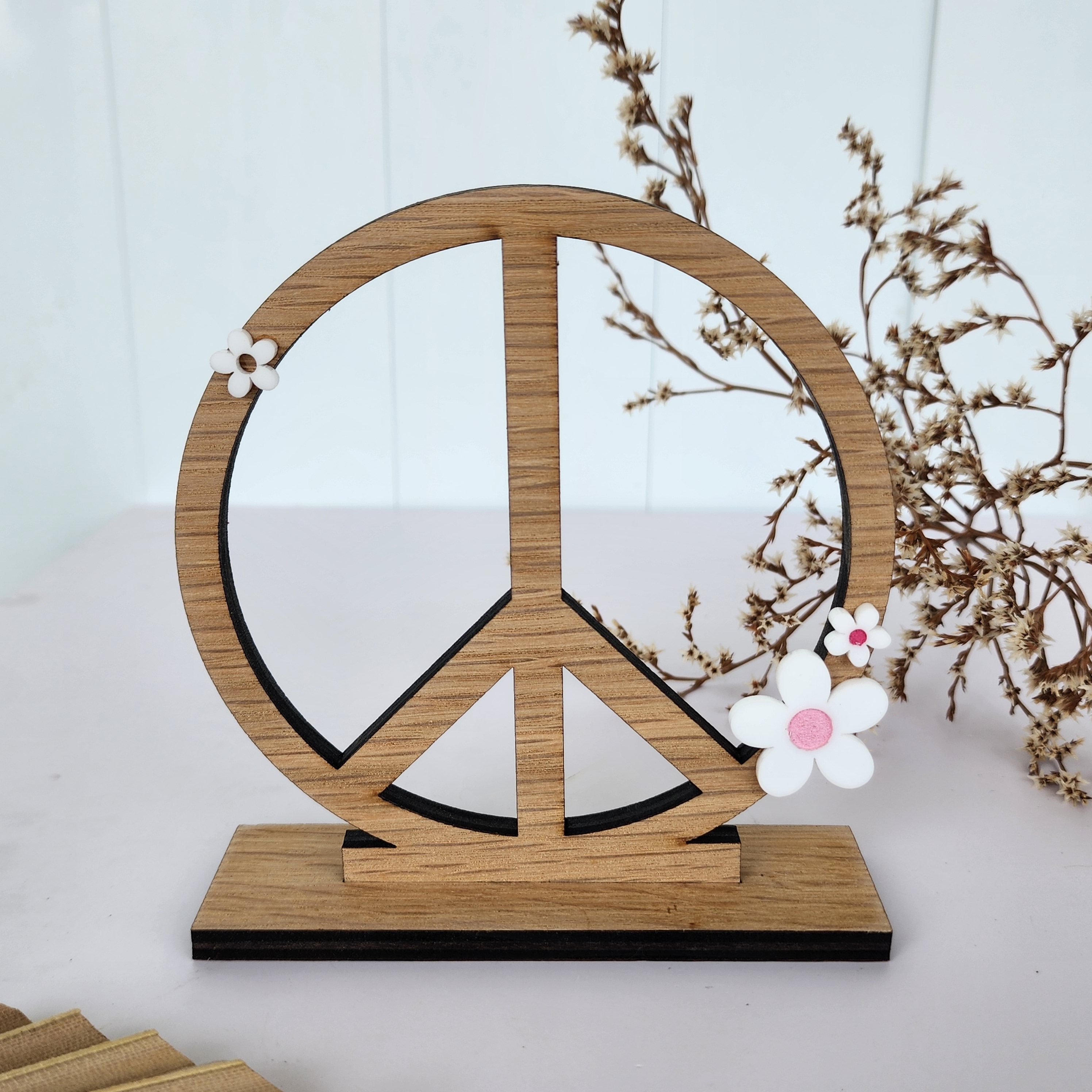 Peace Sign Birthday Decor Peace Sign Table Center Decor - Etsy