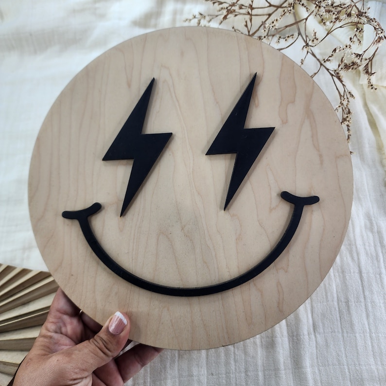 Smiley Face Sign, Happy Face Sign, Smiley Face, Retro Sign - Etsy