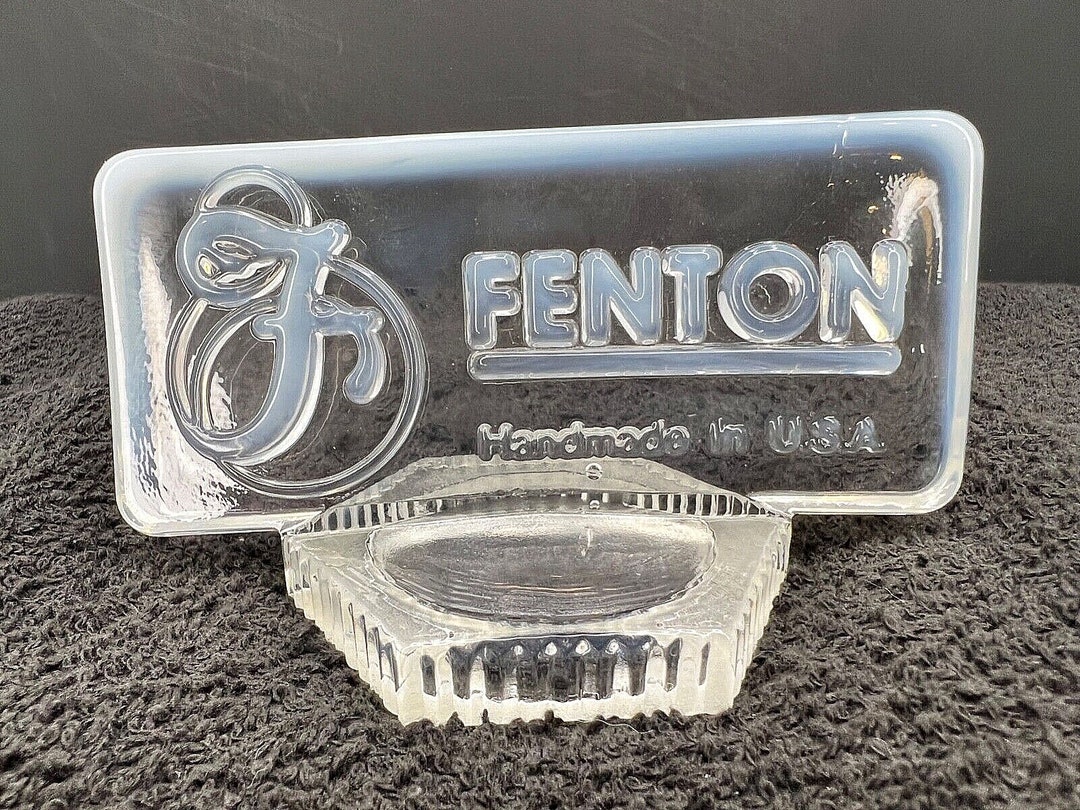 Fenton 9799 French Opalescent Logo Dealer Sign - Etsy