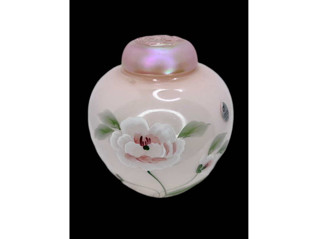 Fenton 2002 Glass Messenger Exclusive Michael Fenton Signature Peach ...