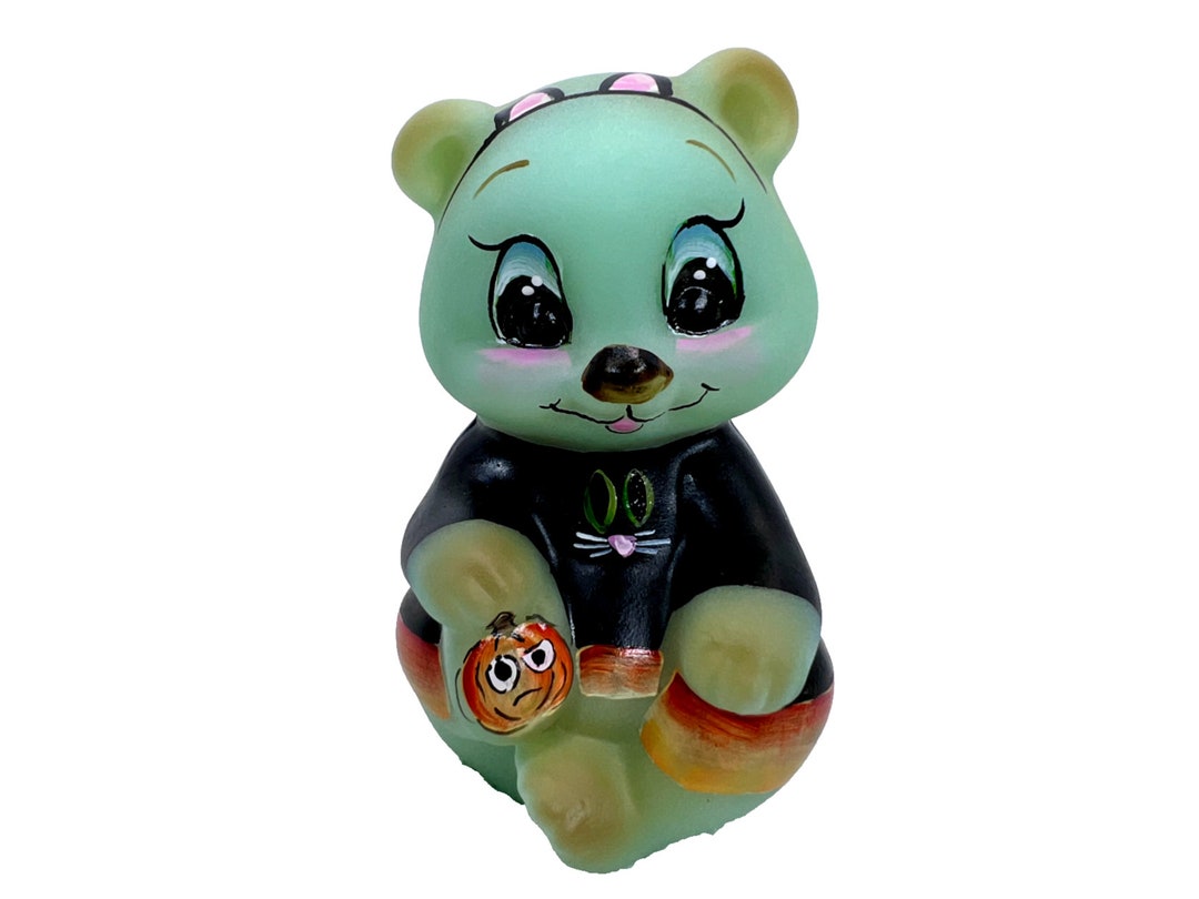 Fenton Gift Shop Meow Bear LE #16/23 by K Barley 2023 - Etsy