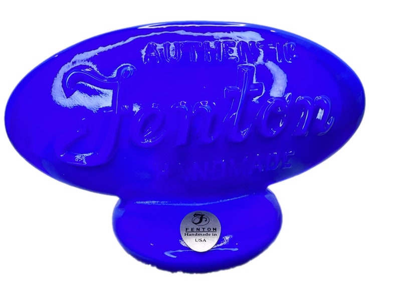 Fenton Perwinkle Blue Logo Dealer Sign - 9499 P2 Stickers-tags - Etsy