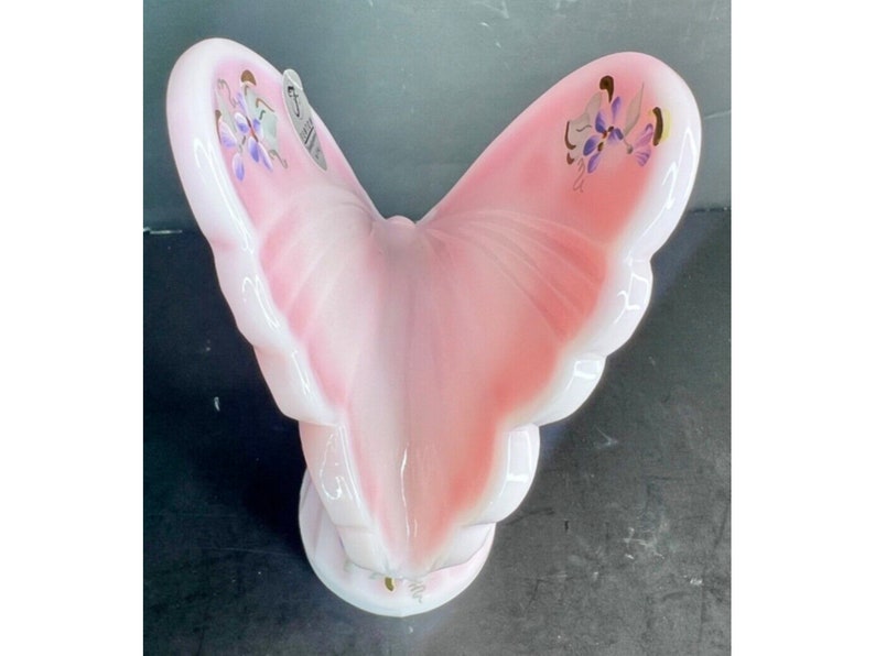 Fenton Rosaline Large Butterfly Numbered Limited Ed #1688 - Signed - Etsy