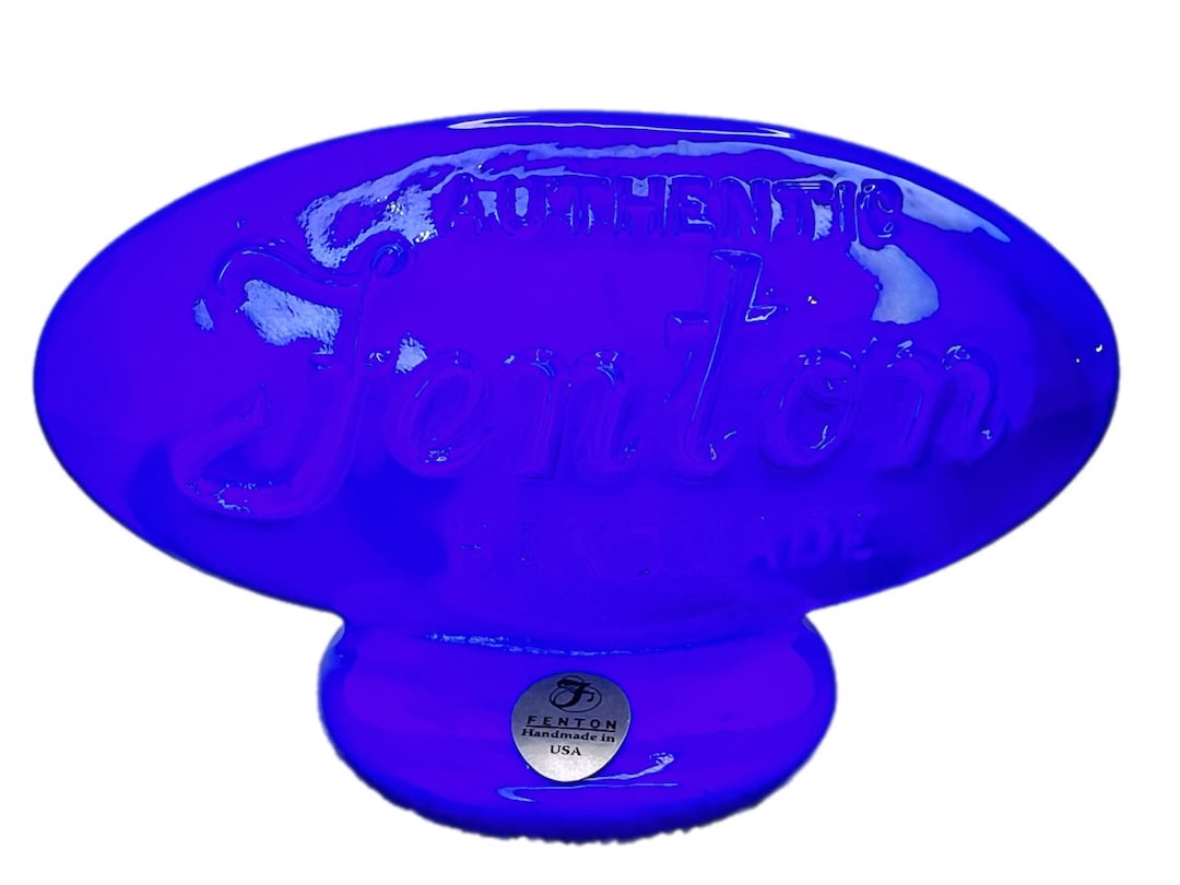 Fenton Perwinkle Blue Logo Dealer Sign - 9499 P2 Stickers-tags - Etsy