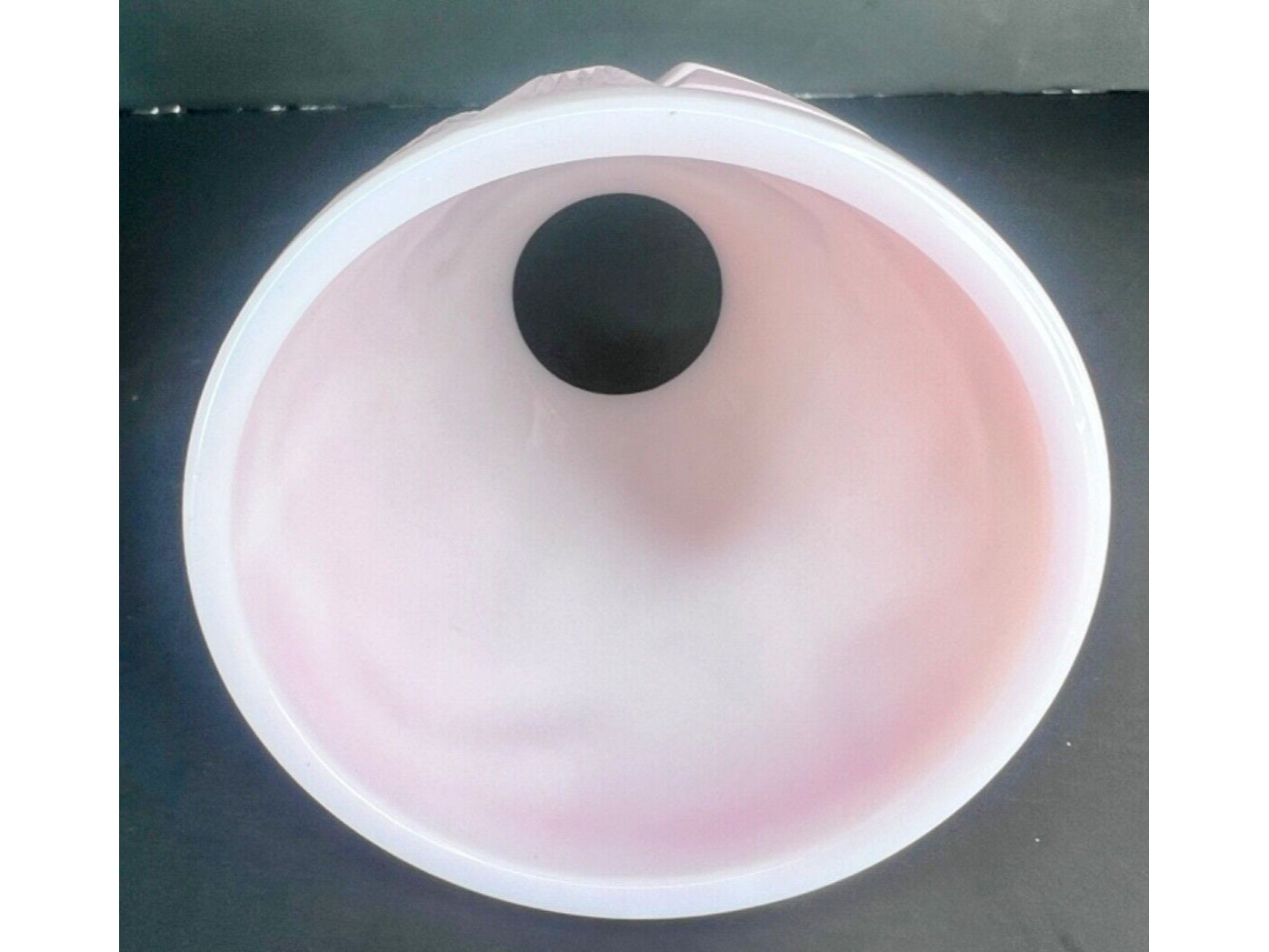 Fenton Pink Slag Roseline Pineapple Fairy Lamp With Chou Ting Base OOAK ...