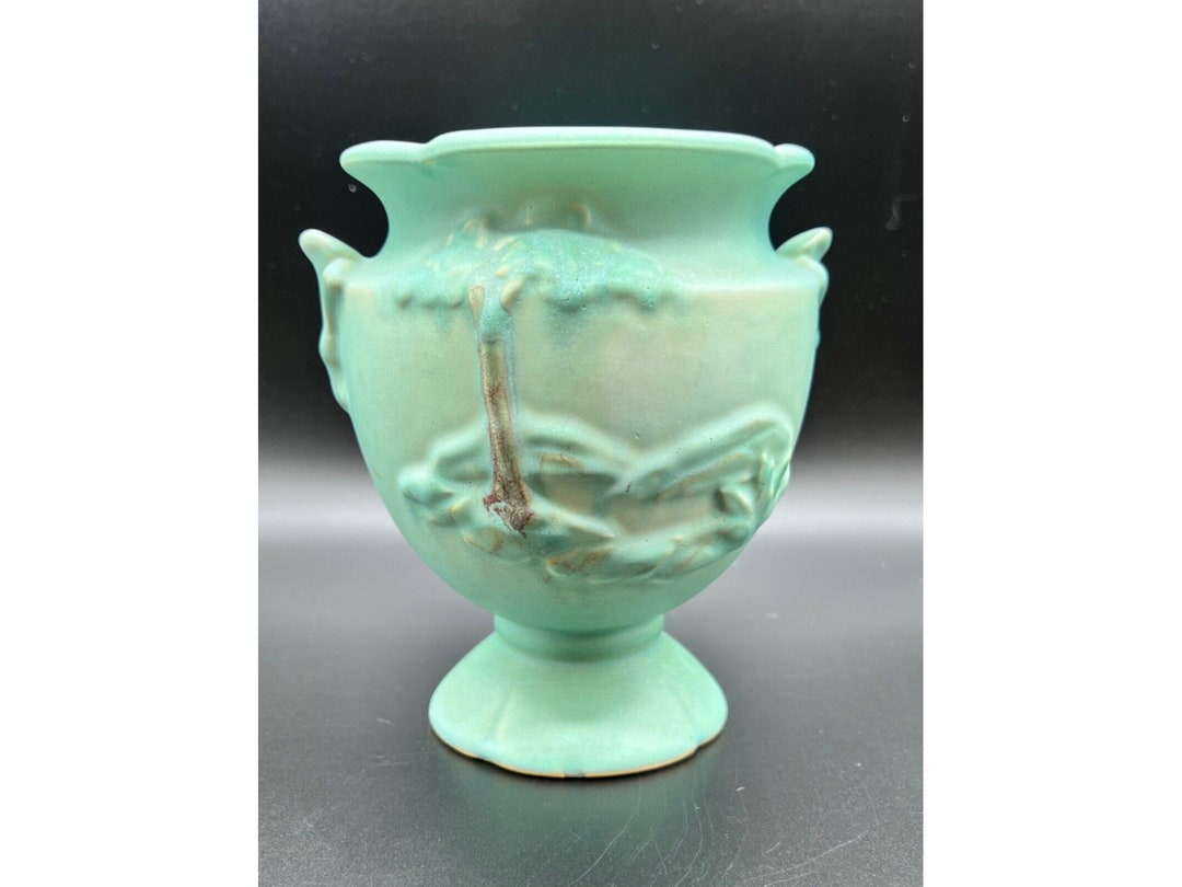 Weller "scenic" Pottery - Green Vase (pattern S-6) Ca. 1930 - Etsy
