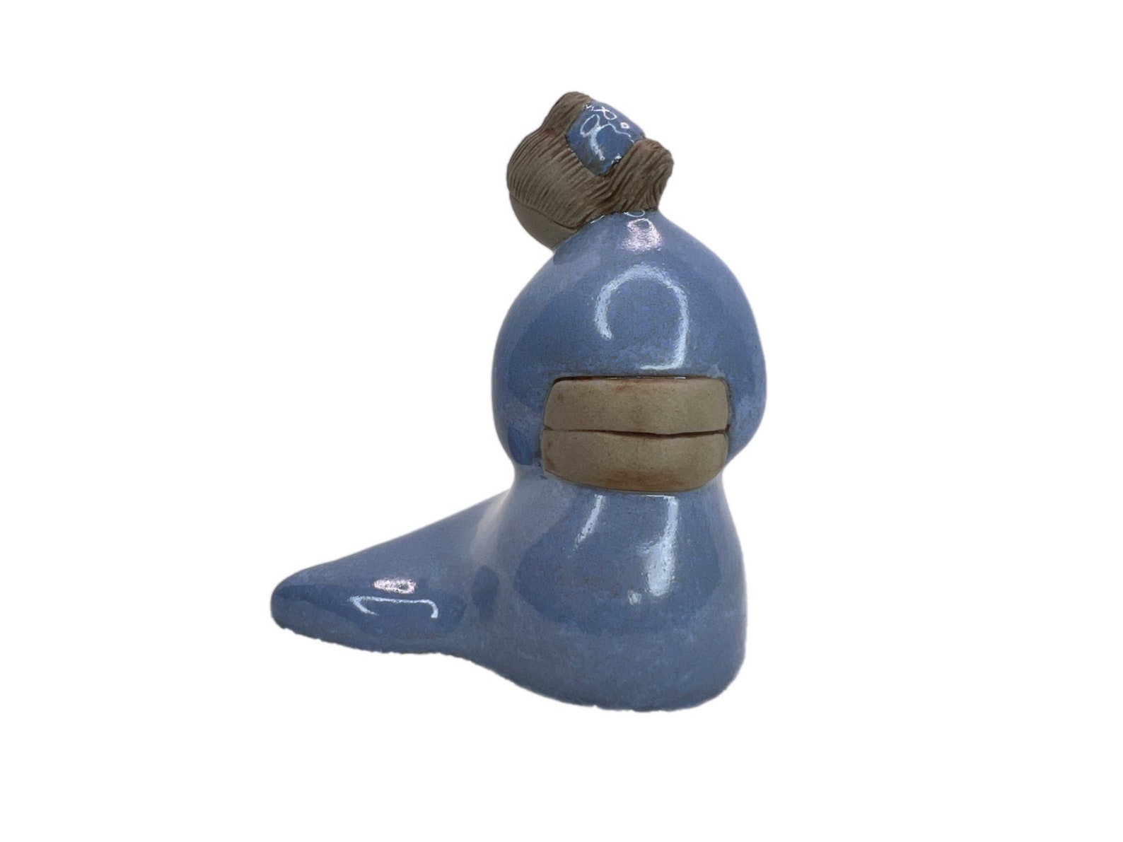 Southwestern Ceramic Sculpture Pottery Woman Figurine Lois Black 1989 ...