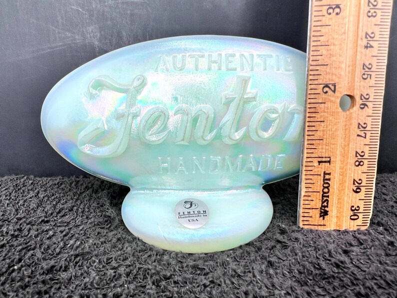 Fenton Sea Mist Green Logo Dealer Sign - 9499 P2 Sticker - Etsy