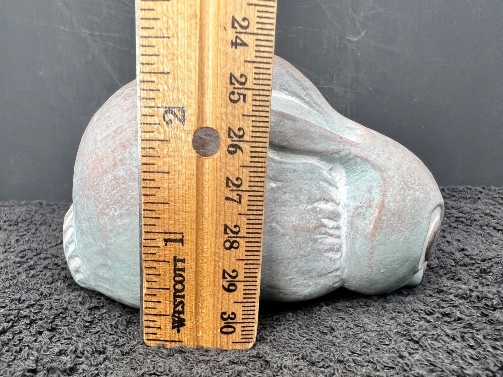 Isabel Bloom Blue Grey Bunny Rabbit Garden Sculpture/statue Figurine ...