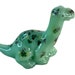 Fenton USA One of a Kind OOAK Jadeite Dinosaur by TJ Mendenhall 2024 - Etsy