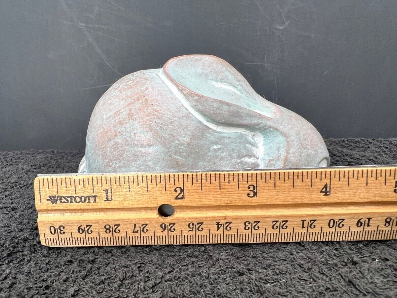Isabel Bloom Blue Grey Bunny Rabbit Garden Sculpture/statue Figurine ...