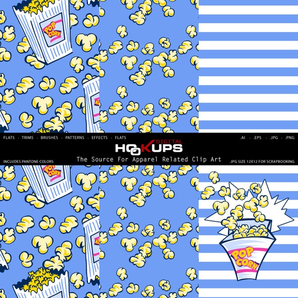 Popcorn Pattern - Etsy