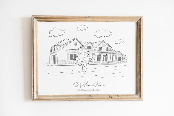 Minimalist Drawing Buildings