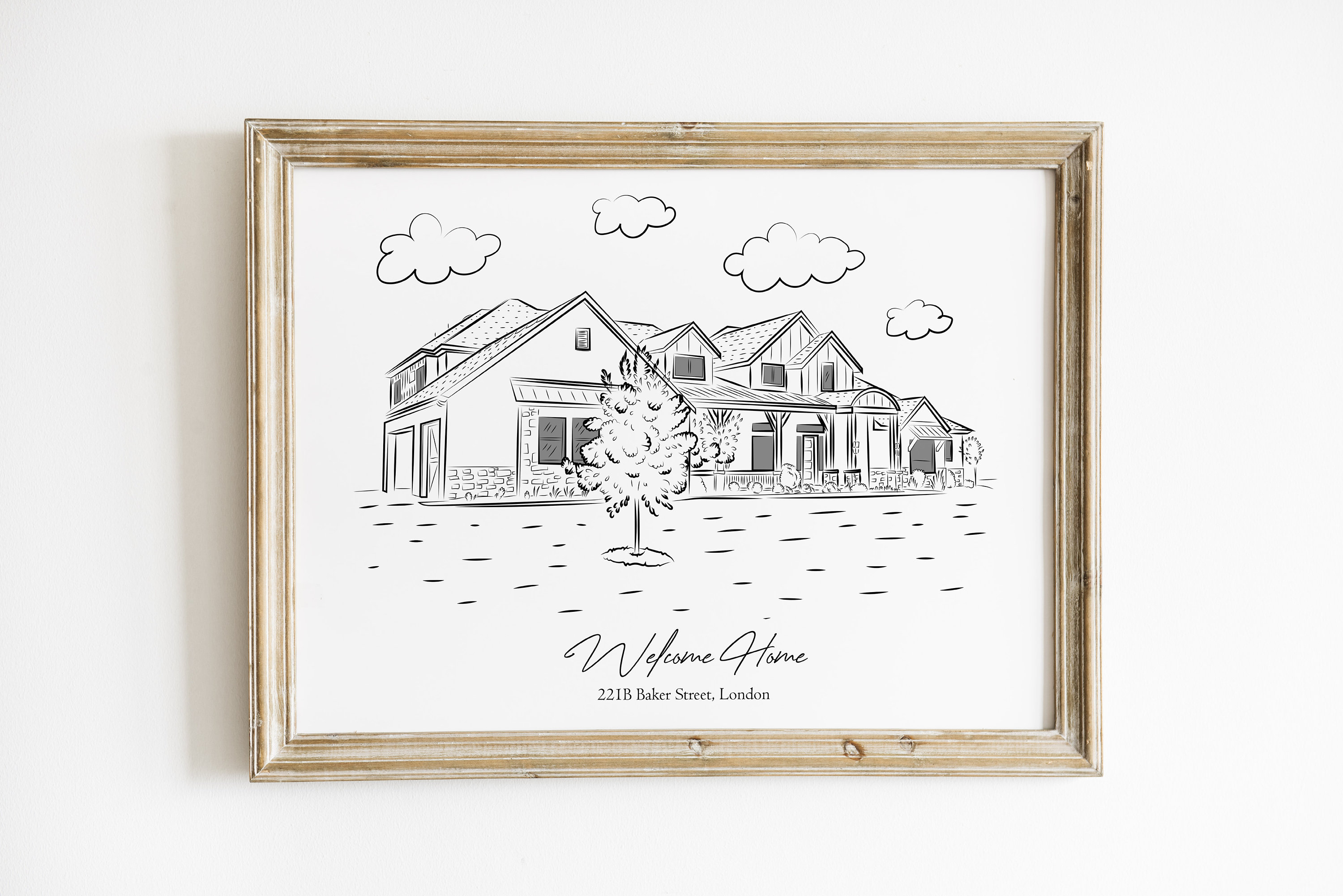 Hut Drawing