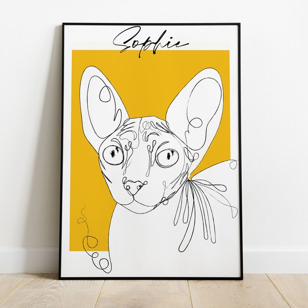 Two Dog Portrait Line Drawing - Etsy