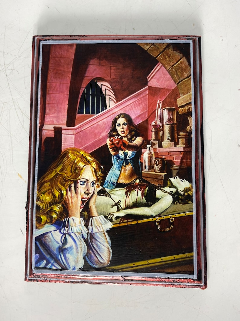 Voluptuous Terrors Retro Italian Horror Pulp Novel Cover Art - Etsy UK