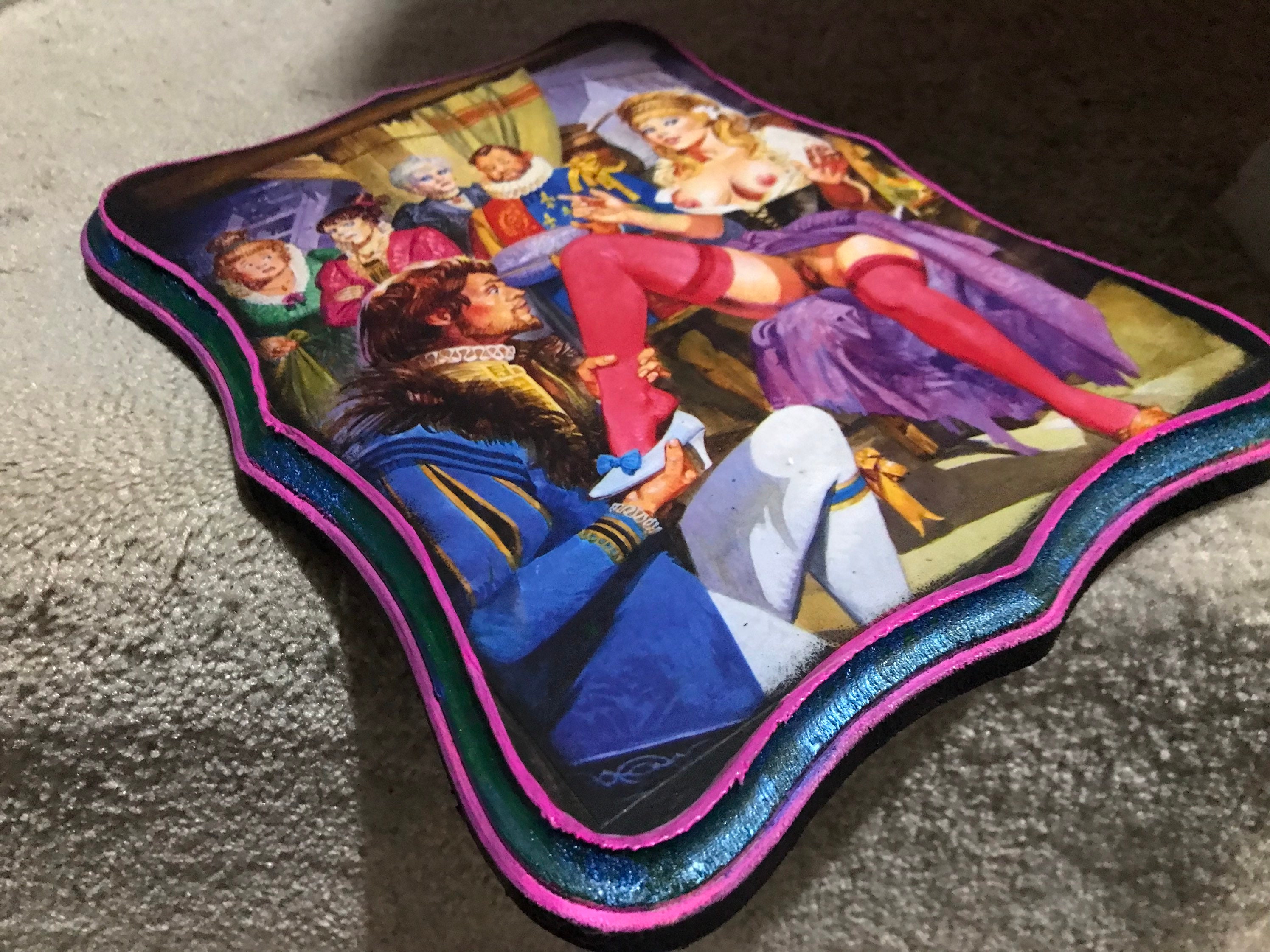 12x9 Handmade Retro Italian Pulp Novel Forbidden Fairytale - Etsy