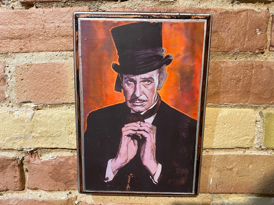 Vincent Price Handmade Horror Movie Star Wood Art Plaque 9x7 - Etsy