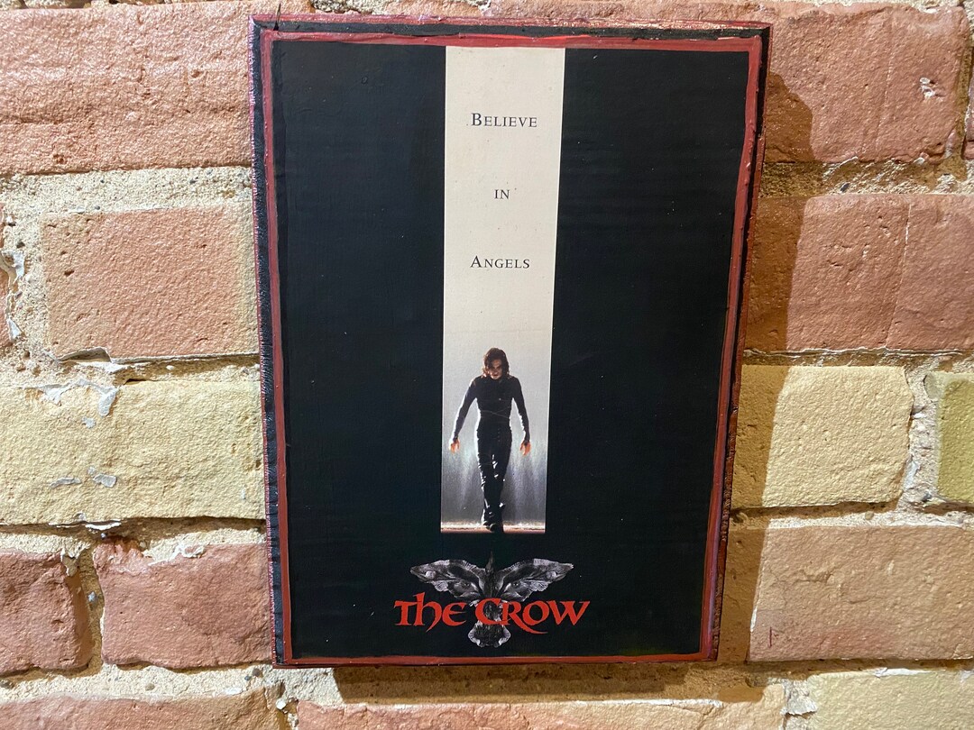 The Crow Handmade Movie Wood Art Plaque 9x7 - Etsy