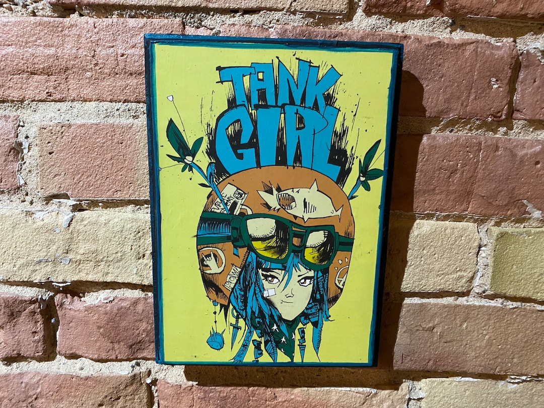 Tank Girl Handmade Movie Mini Poster Wood Art Plaque 9x7 - Etsy