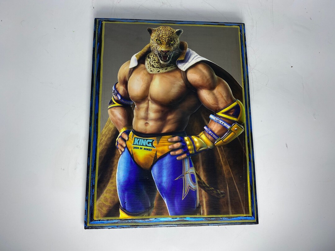 King Tekken Classic Video Game Art Handmade Wood Art Plaque - Etsy Canada