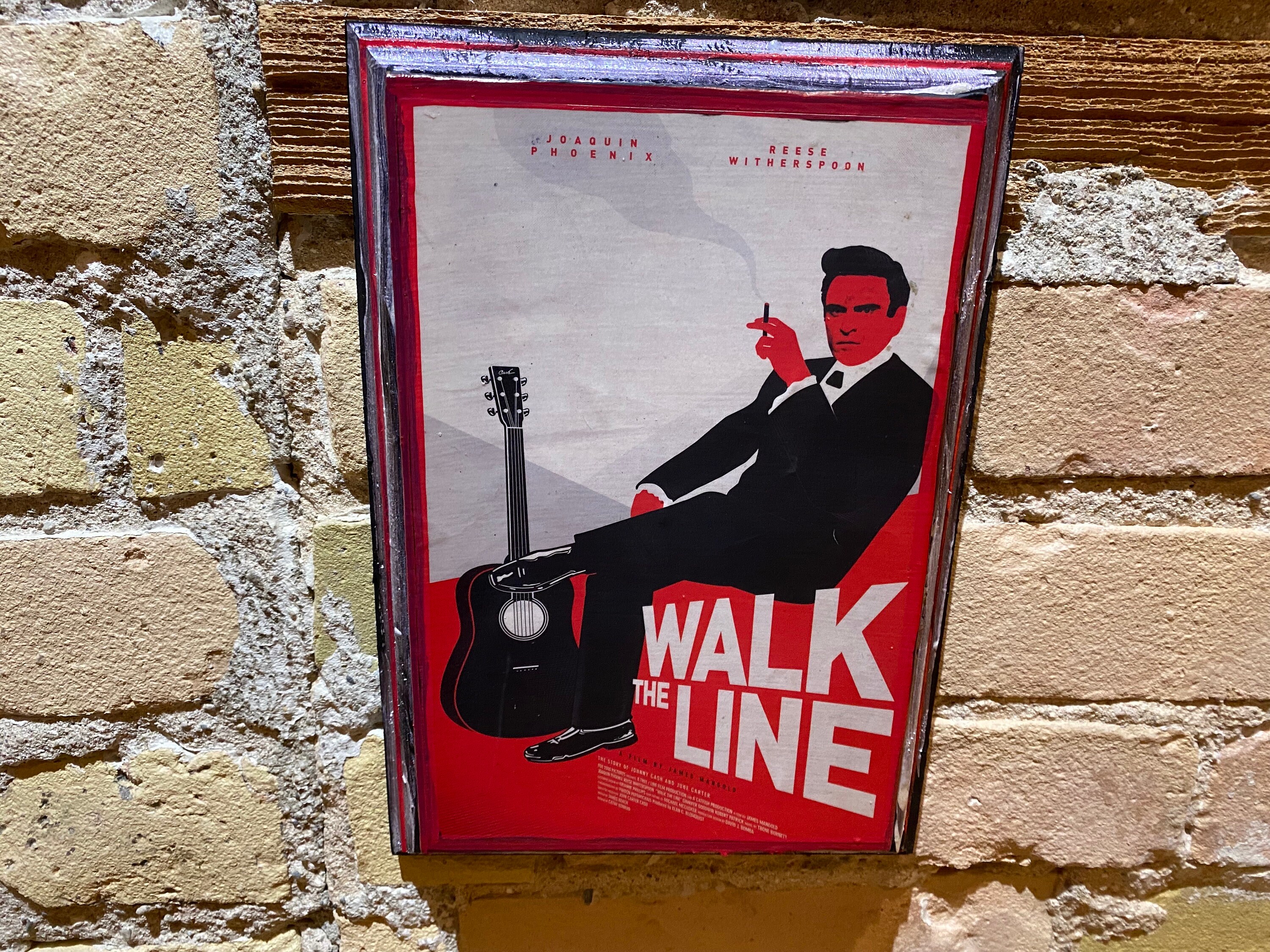 Johnny Cash Walk The Line Poster