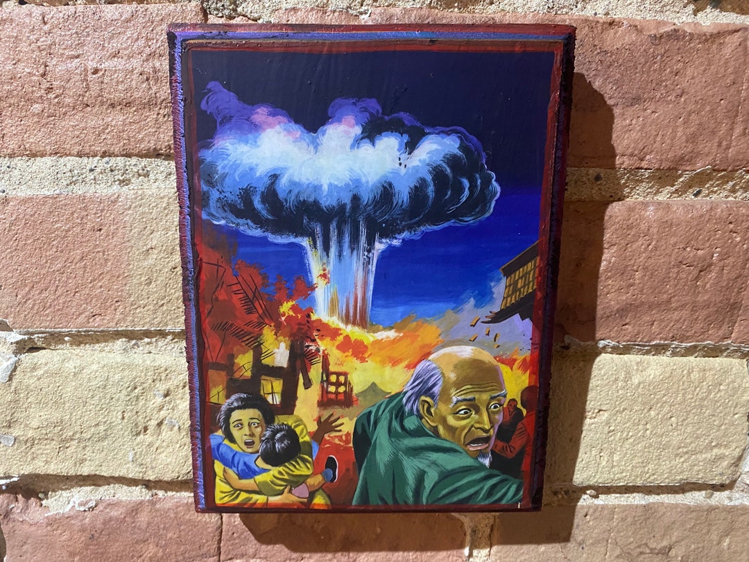 Retro Mexican Pulp Magazine Cover Art Solid Wood Framed Art Plaque 7 X ...