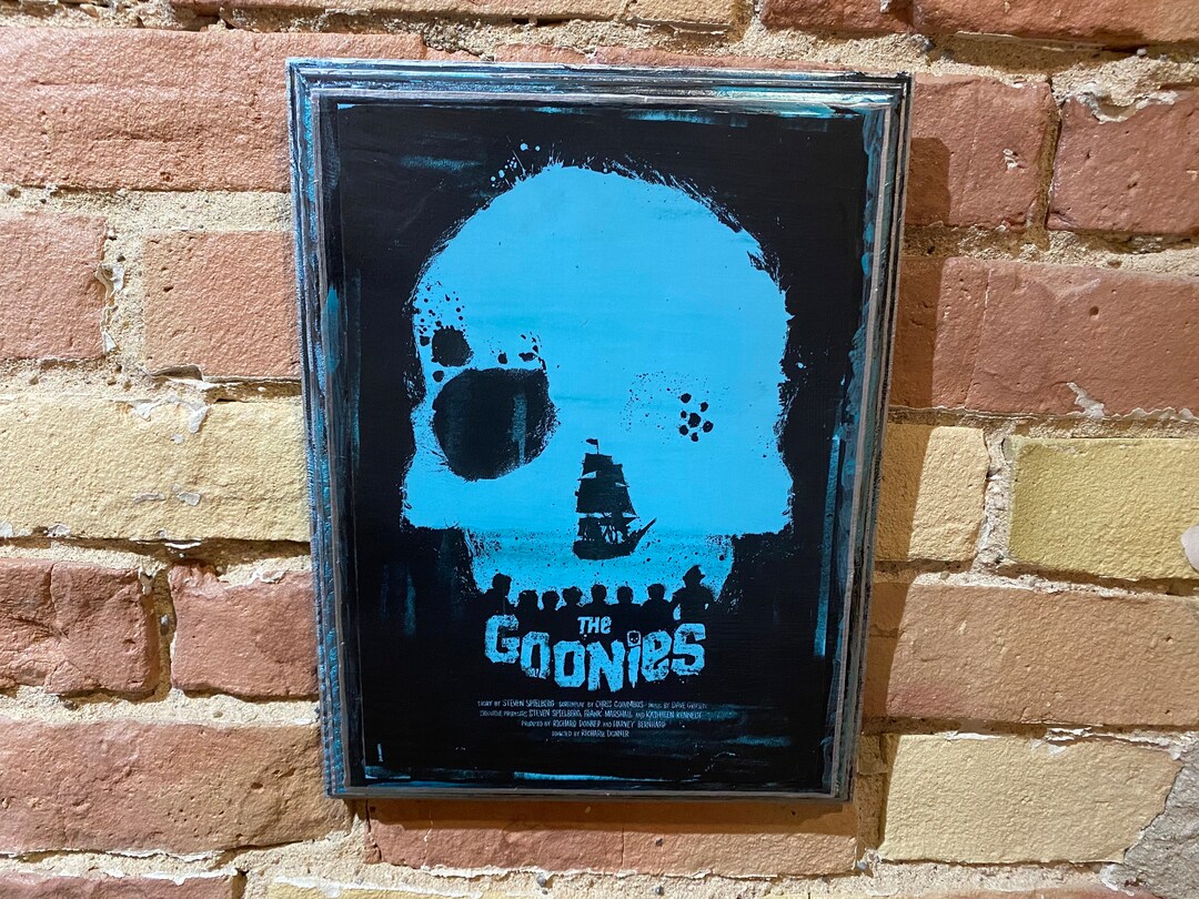Goonies Handmade Movie Mini Poster Handmade Wood Art Plaque 12x9 - Etsy
