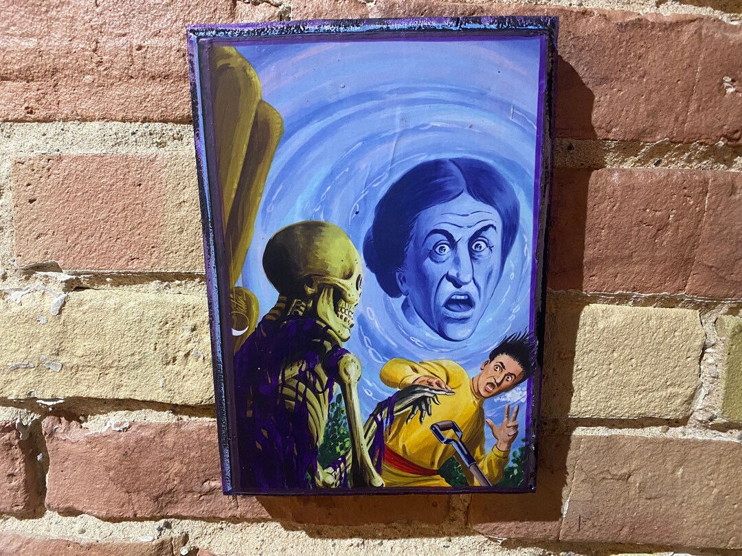 Retro Mexican Pulp Magazine Cover Art Solid Wood Framed Art Plaque 9x7 ...