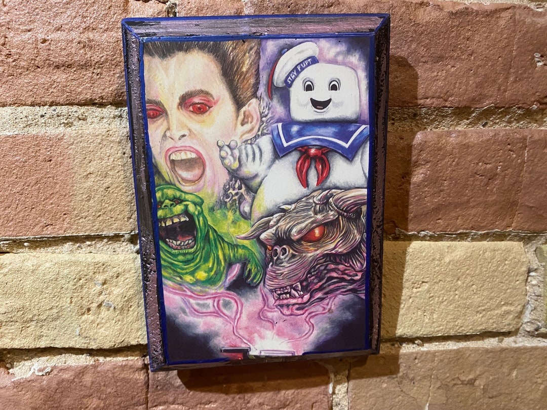 Ghostbusters Handmade Movie Mini Poster Wood Art Plaque 7x5 - Etsy