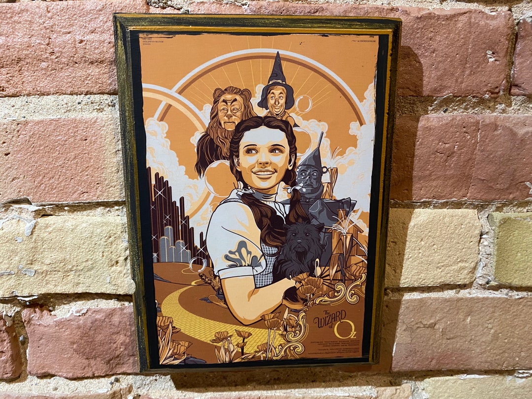 The Wizard of Oz Handmade Movie Mini Poster Wood Art Plaque 9x7 - Etsy