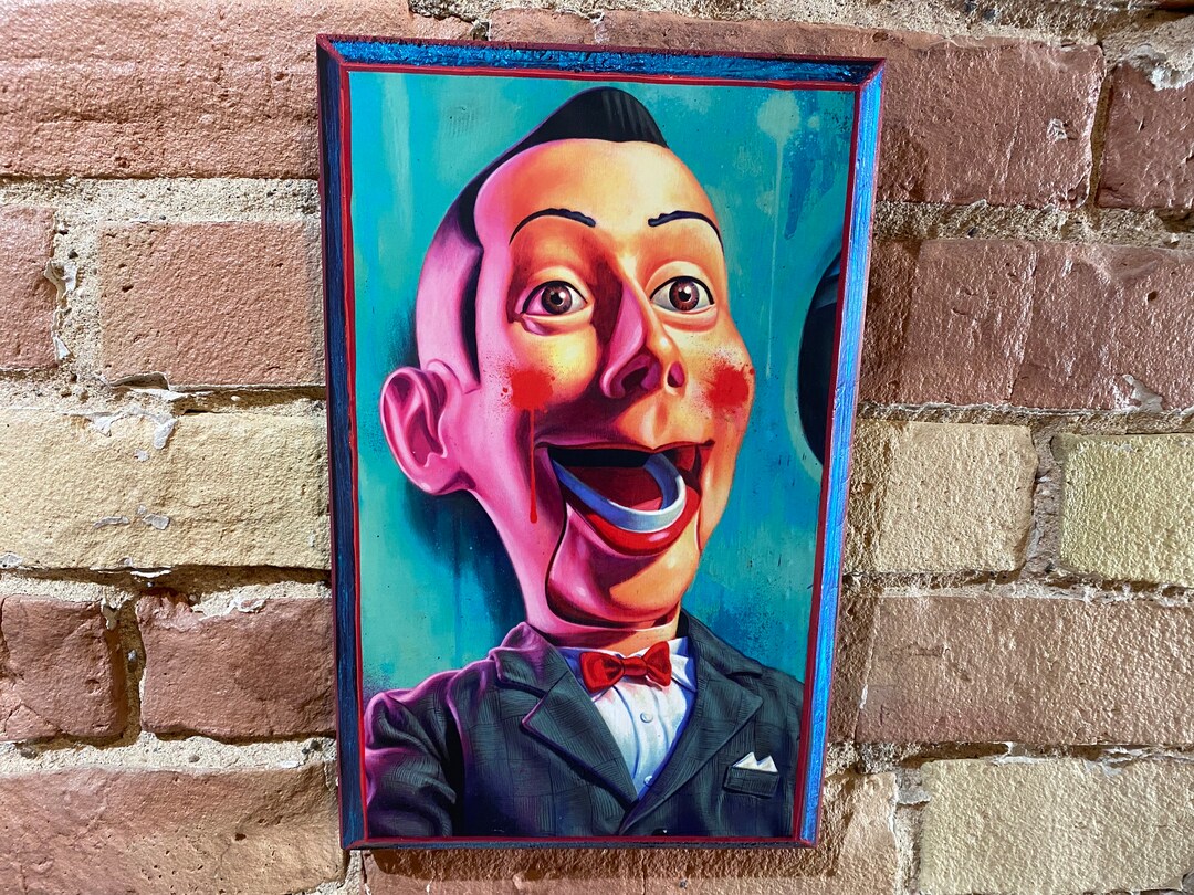 Pee Wees Big Adventure Handmade Movie Mini Poster Wood Art Plaque 11x7 ...