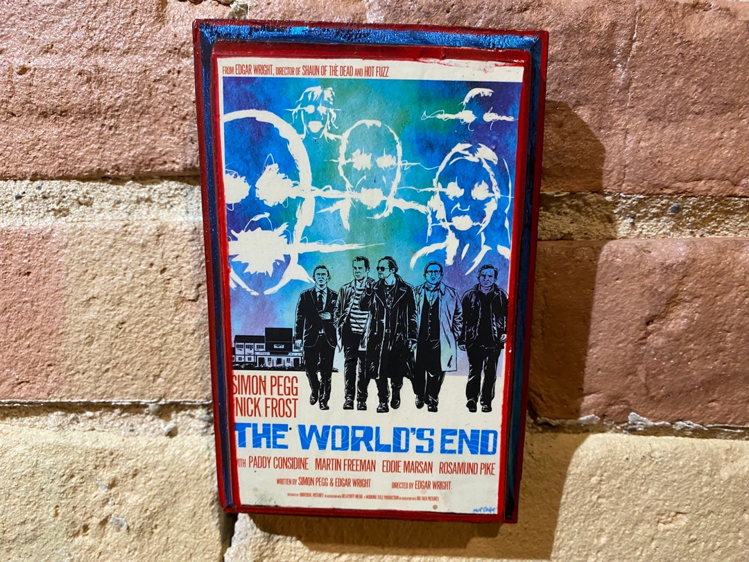 The Worlds End Handmade Movie Mini Poster Wood Art Plaque 5x4 - Etsy