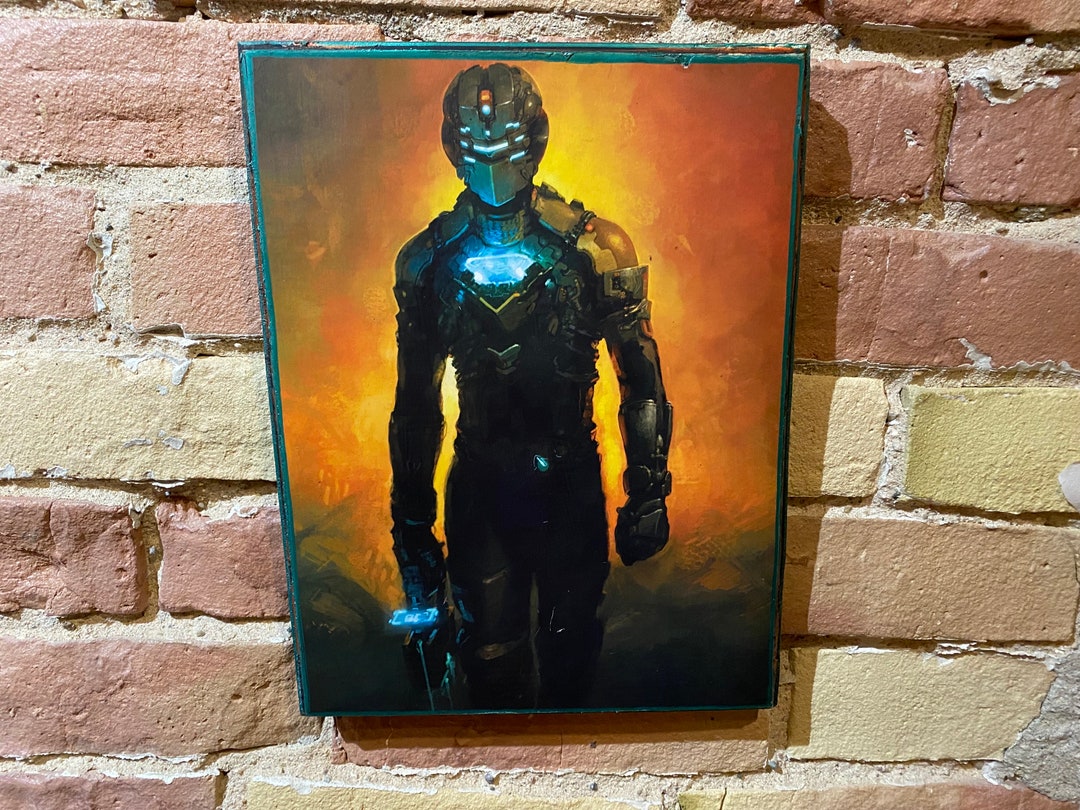 Dead Space Horror Video Game Art Handmade Wood Plaque 12x9 - Etsy