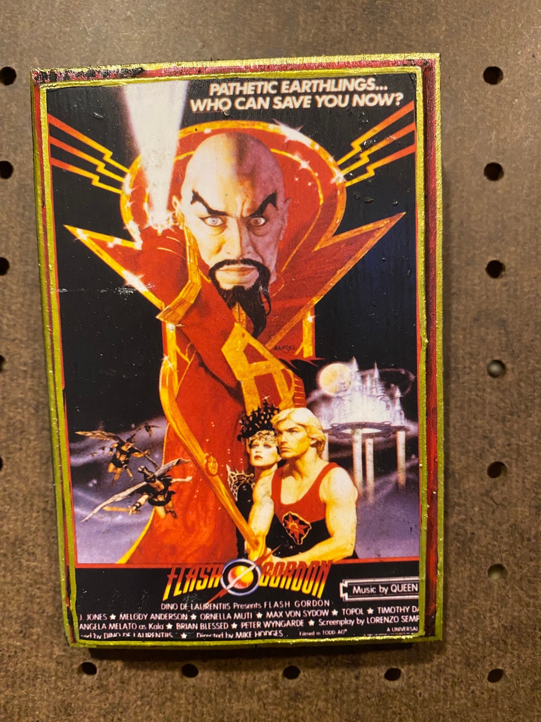 Flash Gordon Movie Mini Poster Handmade Wood Art Plaque 5x4 - Etsy