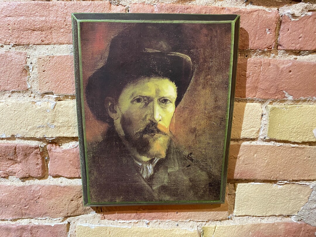 Vincent Van Gogh Solid Wood Frame, Fantasy Painting Retro Handmade Art ...