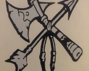Tomahawk Decal Di Cut Decal Home/laptop/computer/truck/car - Etsy