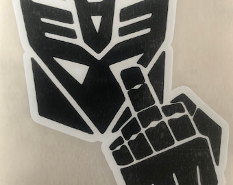 Transformer Middle Finger Svg - Etsy
