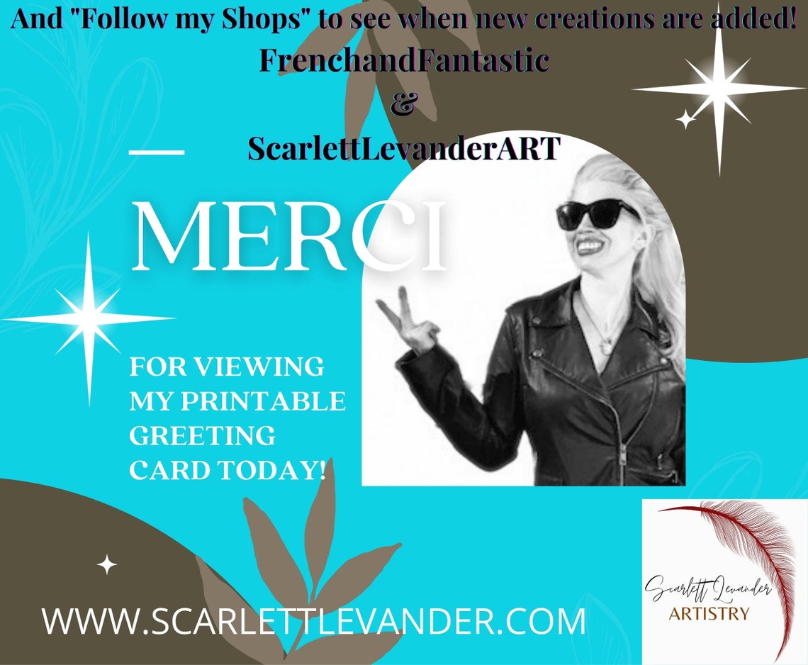 Joyeux Anniversaire Set of 3 French Card Happy Birthday En Français ...