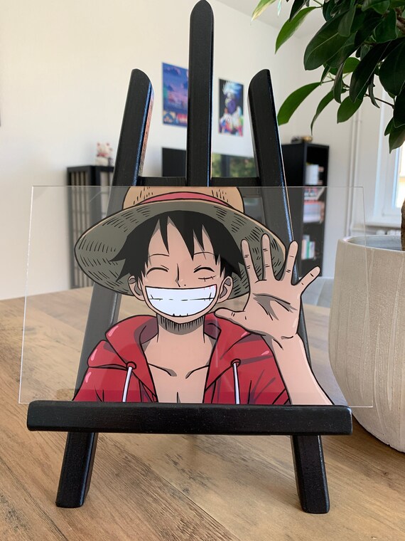 Monkey D. Luffy Glass Painting One Piece Anime - Etsy