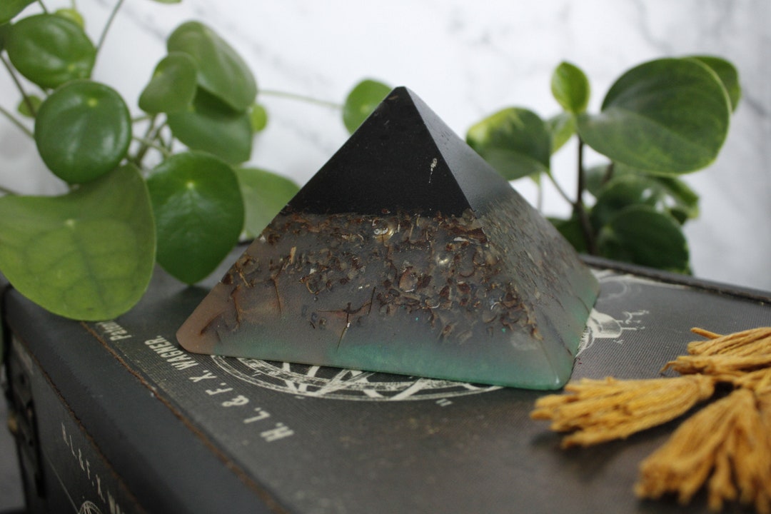 Orgonite EMF Pyramid, 5g Protection, EMF Protection, Orgone Generator ...