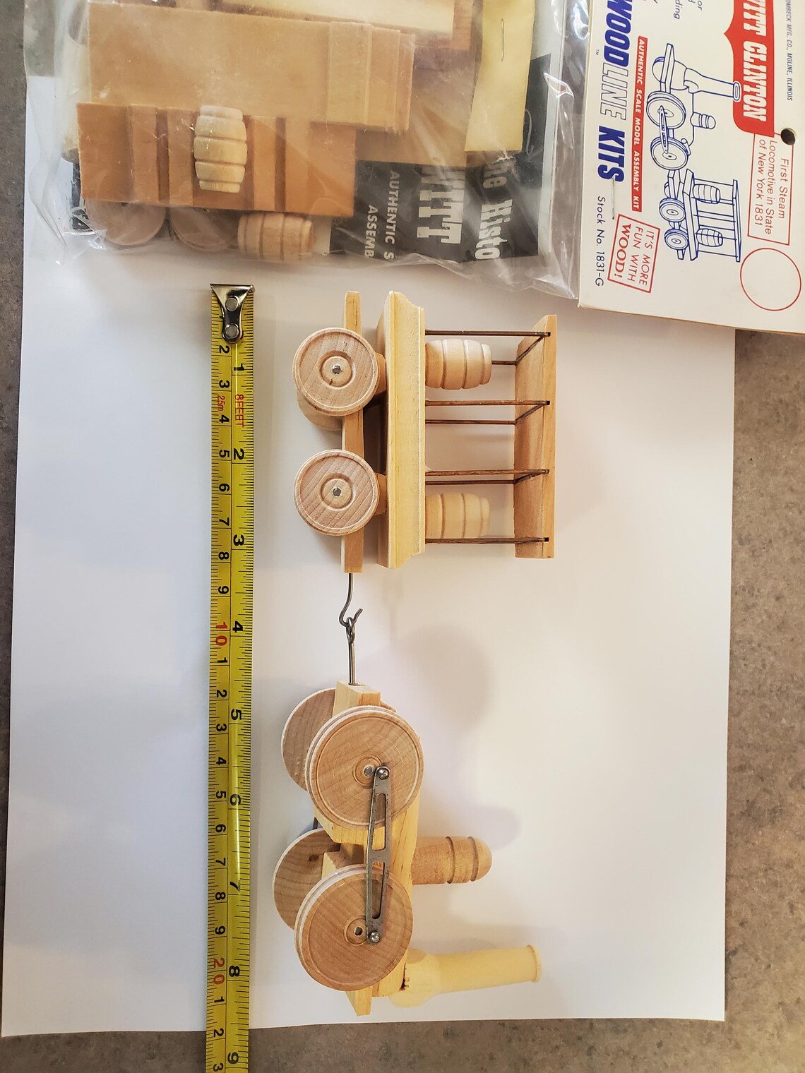 Strombeck Wooden Dewitt Clinton Model Train Kit - Etsy